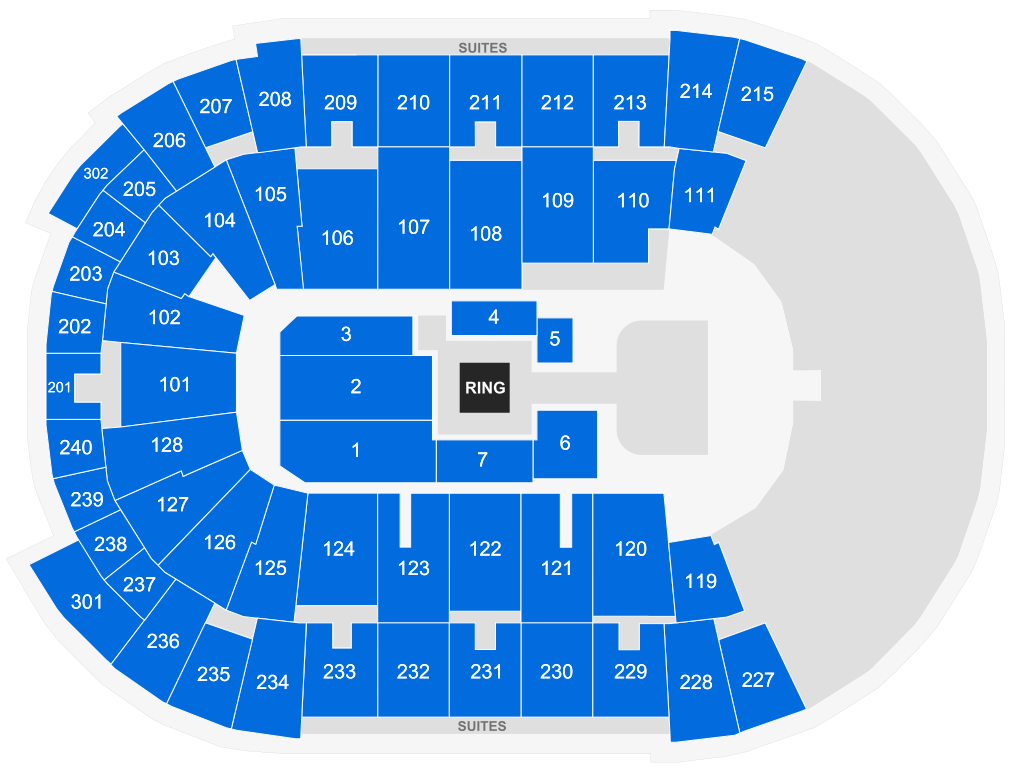Seating Charts | Amica Mutual Pavillion