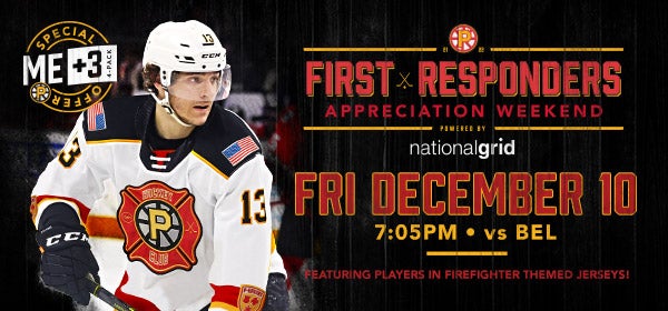 First Responders Weekend vs BEL | Amica Mutual Pavillion