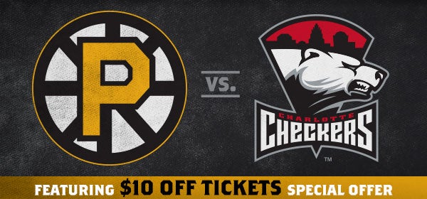 Providence Bruins vs. Charlotte Checkers | Amica Mutual Pavillion