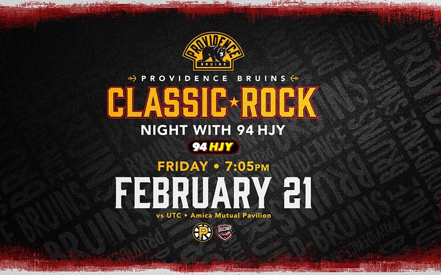 Providence Bruins • Classic Rock Night x 94HJY | Amica Mutual Pavillion